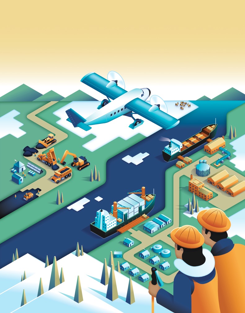 Kevin Creative isometric style illustration